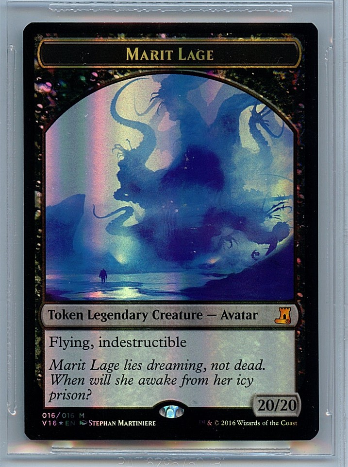 MTG Marit Lage Token BGS 9.5 FTV Lore Magic Mystic Foil Amricons 9211 ...