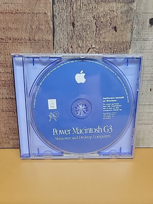 Apple 1998 Power Macintosh G3 Minitower Software Install Restore CD 8.5 ...