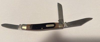 Vintage Schrade Old Timer 80T Pocket Knife Vintage 3 Blade Made USA | eBay
