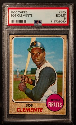 3060 Roberto Bob Clemente 1968 Topps #150 Hall of Fame HOF PSA 6 | eBay