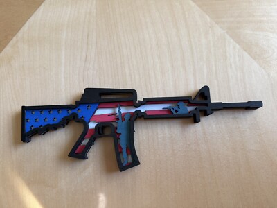 Laser Engraved Custom Wood Artwork - Military M4 | eBay