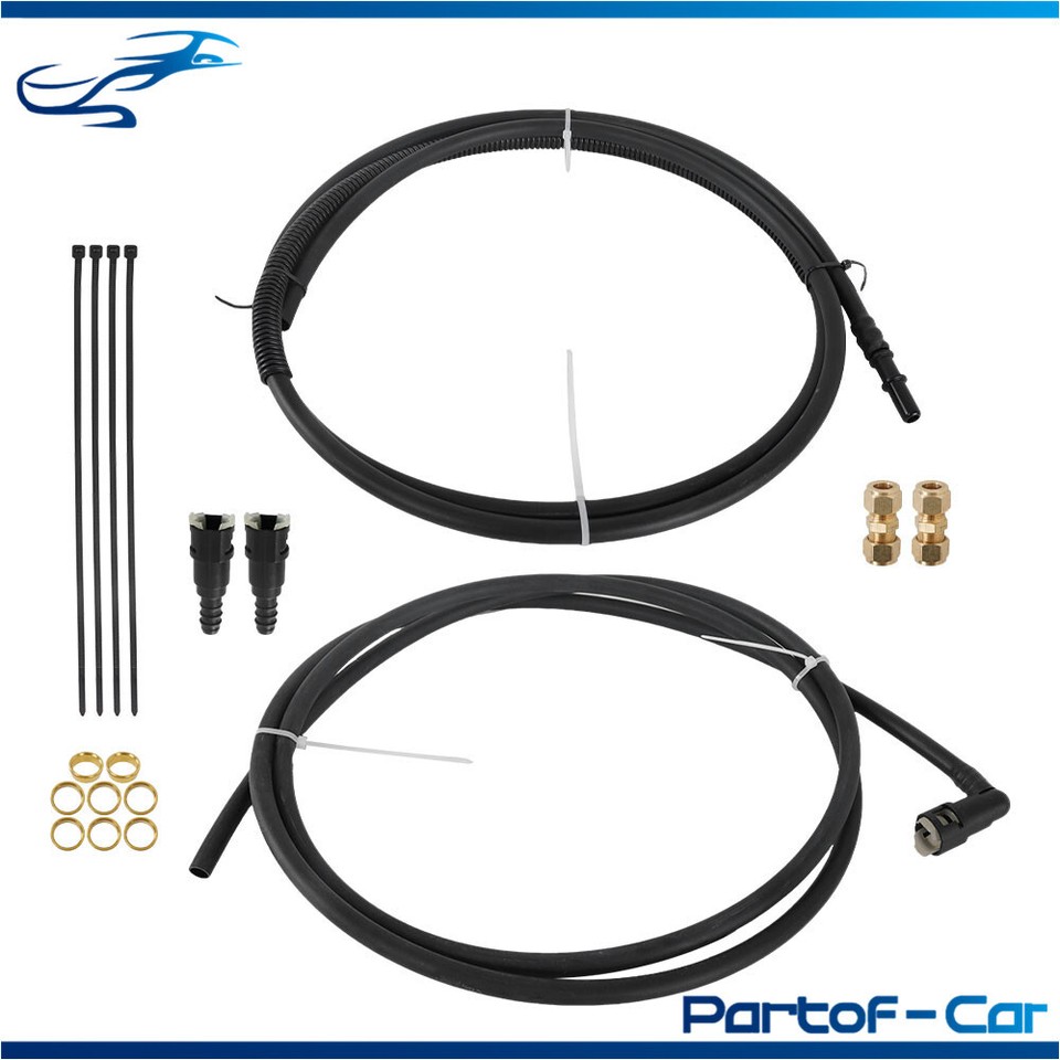 Fuel Line Kit With Flex Line Replacement For Chevy NFR0018 Nylon Gas ...