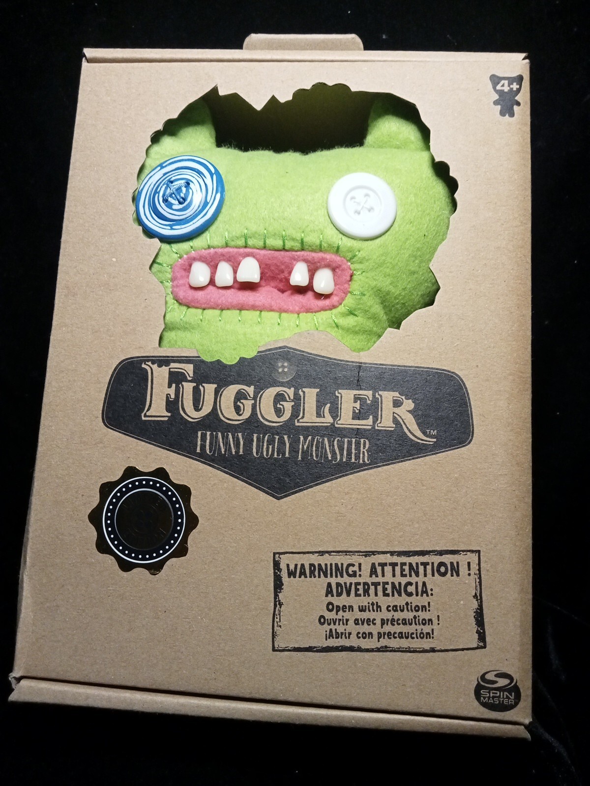 Fuggler Funny Ugly Monster: Green Button Eye Monster Plush: Gold ...