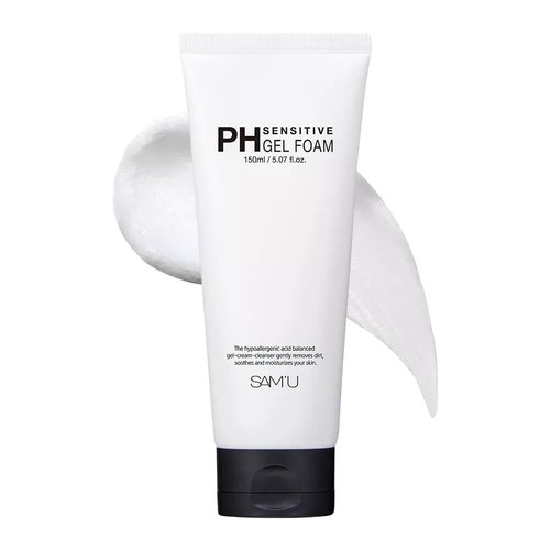SAM'U PH Sensitive Gel Foam 150ml - Nettoyage doux, soin équilibré au pH - K-... | eBay