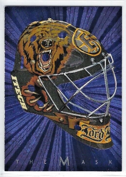 2001-02 In the Game Between the Pipes The Mask Byron Dafoe | eBay