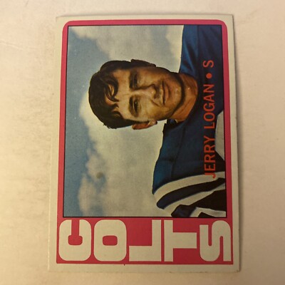 1972 Topps Football Jerry Logan Baltimore Colts Card #31 | eBay