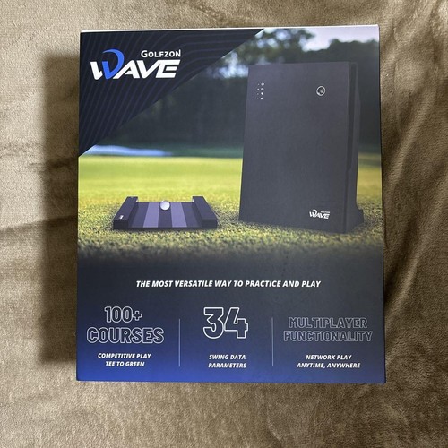 Golfzon Wave Launch Monitor, Golf Simulator, Putting Simulator Black ...