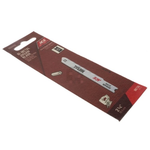 ACE Hardware 2035426 Bi-Metal Jigsaw Blade, 21TPI 2-3/4" Length, U ...
