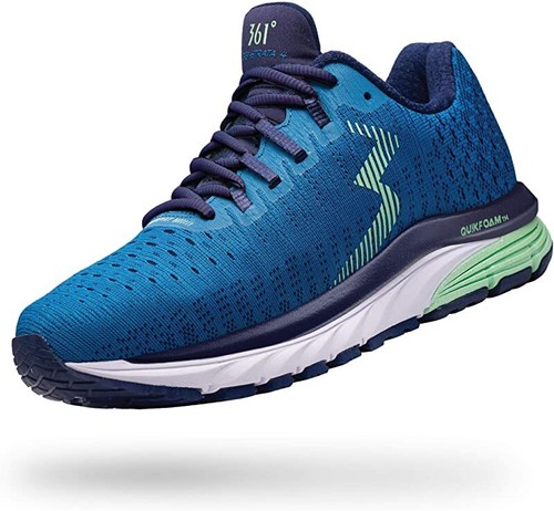 361 Degrees Women's Strata 4 Running Shoe, Blue Sapphire/Peacoat, 10.5 ...