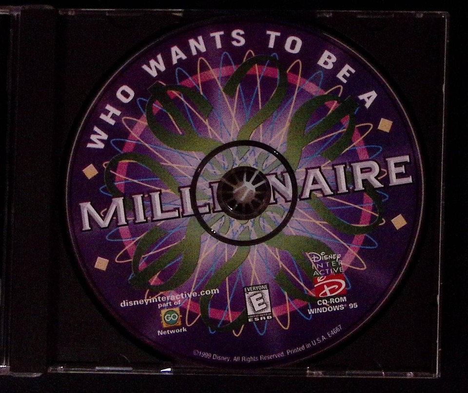 WHO WANTS TO BE A MILLIONAIRE CD-ROM REGIS PHILBIN JELLYVISION CD 2447 ...