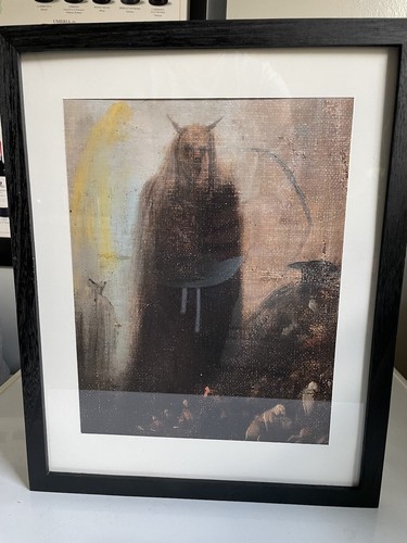 Goya Framed Print Ghostly Vision (1801) Demon Witch Spanish Art 15x12 ...