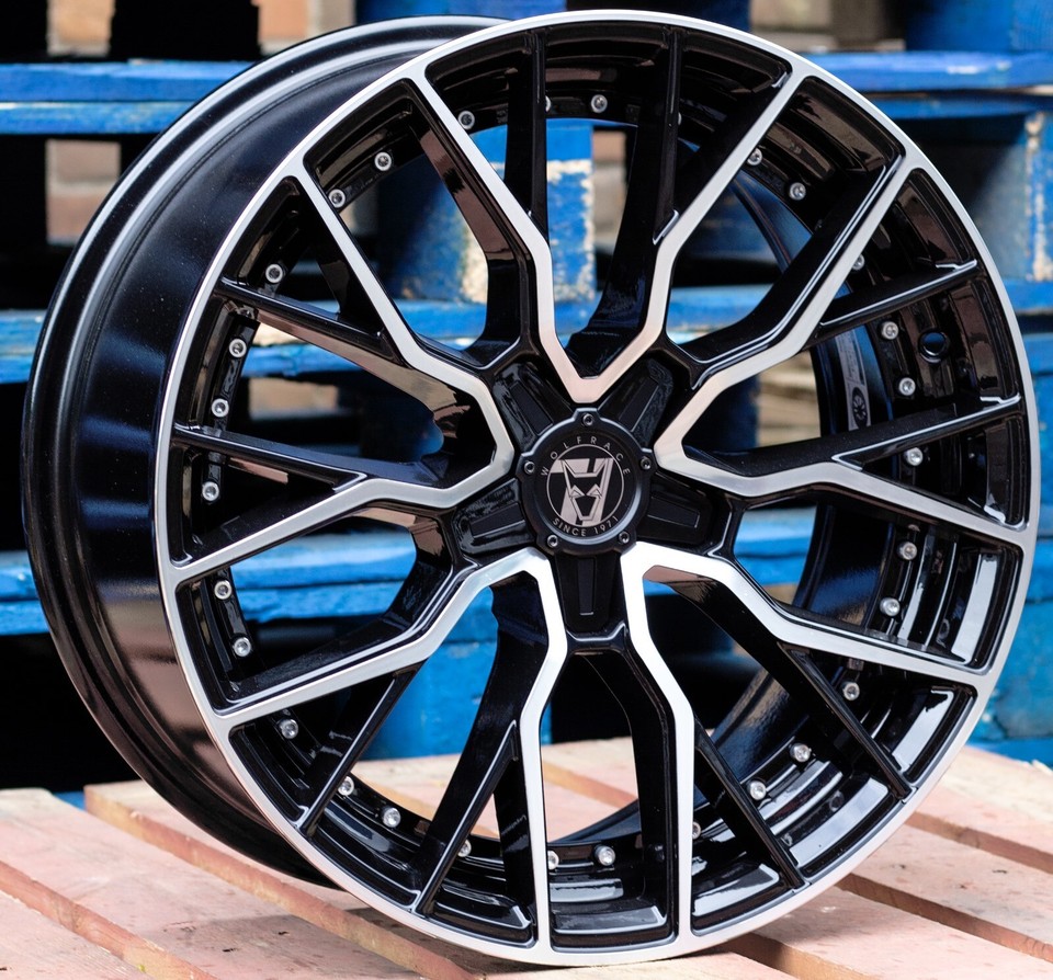 19"/Skoda Superb/Wolfrace 71 Munich GTR Custom/Black/Polished/8.5j ...