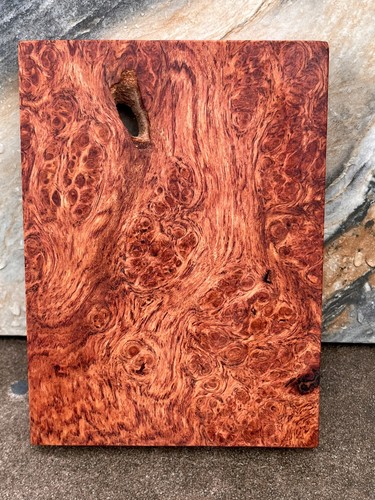 Rosewood Burl Wood Board Woodworking mini Slab Scale 5.75”x4.25”x0.55 ...