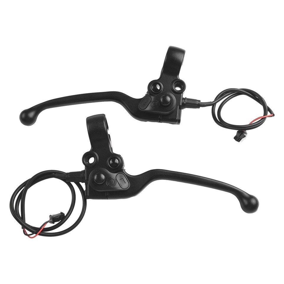 Electric Bike Brake Levers with Integrated Parking Button and Mirror ...