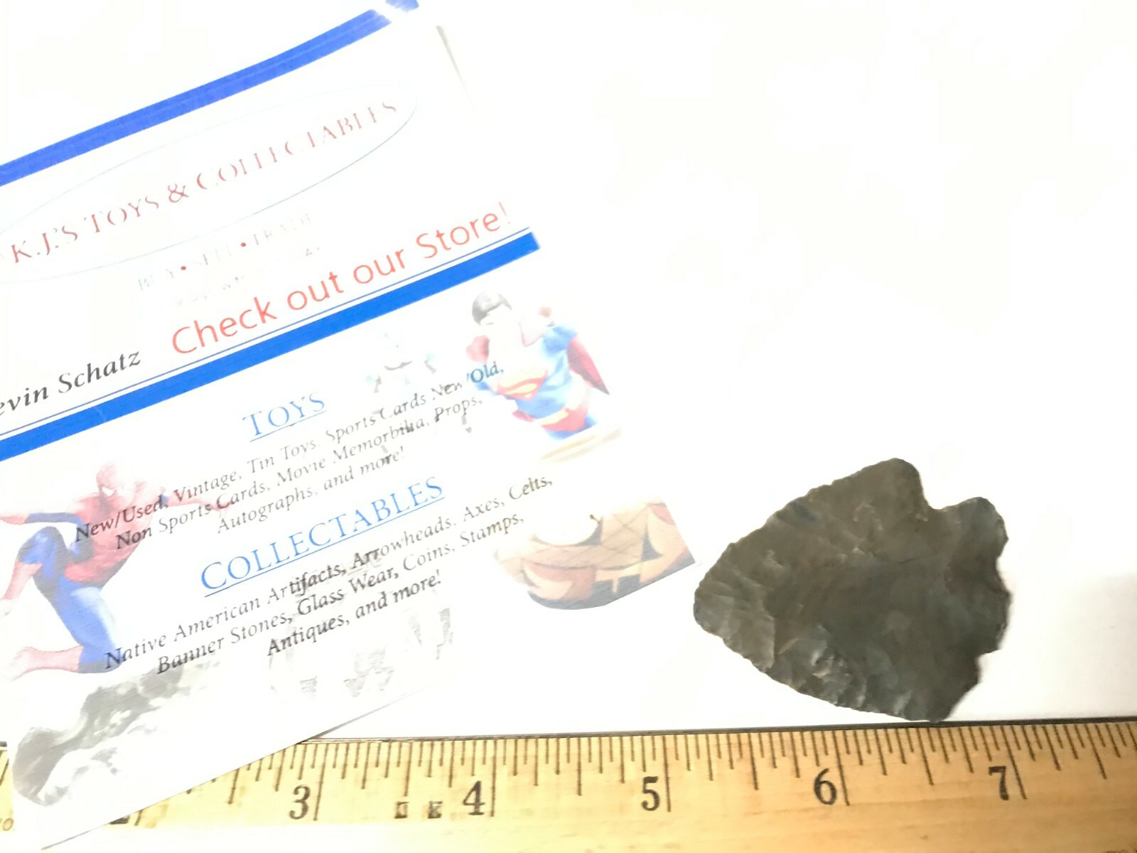 Notch Base Corner Notch 2 1/8 inch Coshocton OH Native Arrowhead ...