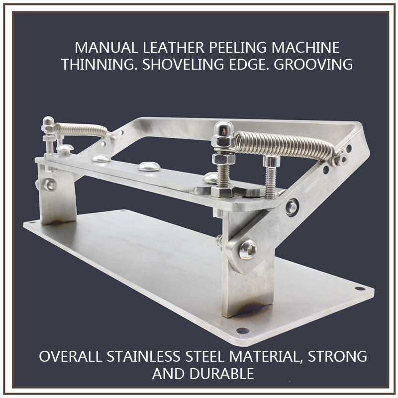 Stainless Steel Leather Shoveling Peeling Machine Cowhide Sheet Leather ...