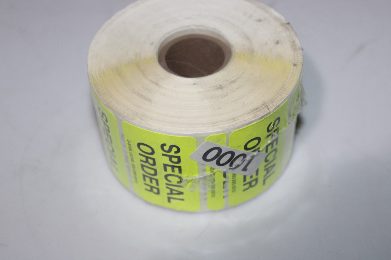 uline S-8196 Labels, "Special Order", 1 1/4" x 2", Fluorescent Yellow ...