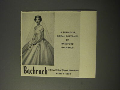 1953 Bradford Bachrach photography Ad - A tradition | eBay