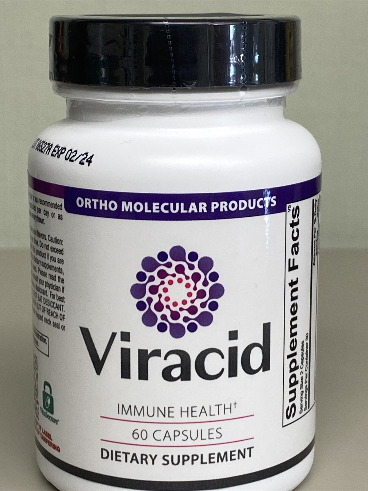 Ortho Molecular Products Viracid Capsules - 60 Count for sale online | eBay