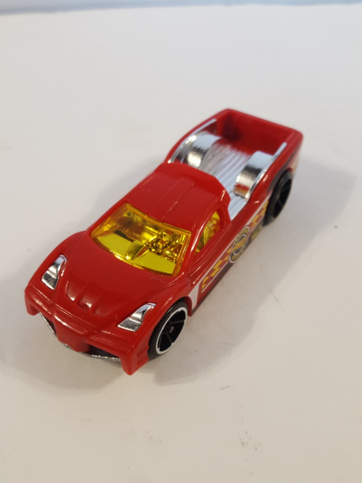 2012 Hot Wheels Red Hypertruck, Trackside Racetrack Rescue Emergency ...