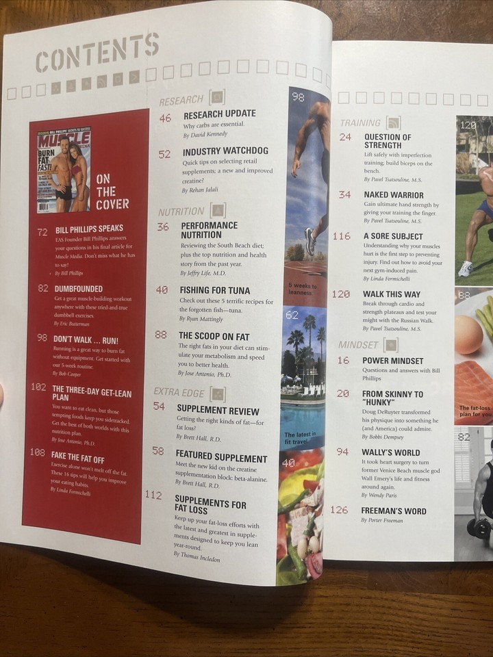 Muscle Media Magazine, March/ April 2004, Cover: Roger Applewhite ...