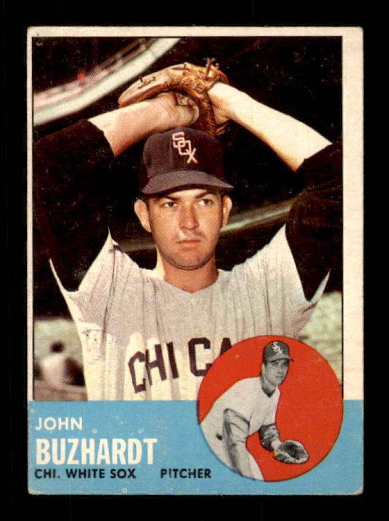 1963 Topps #35 John Buzhardt GVG White Sox 556209 | eBay