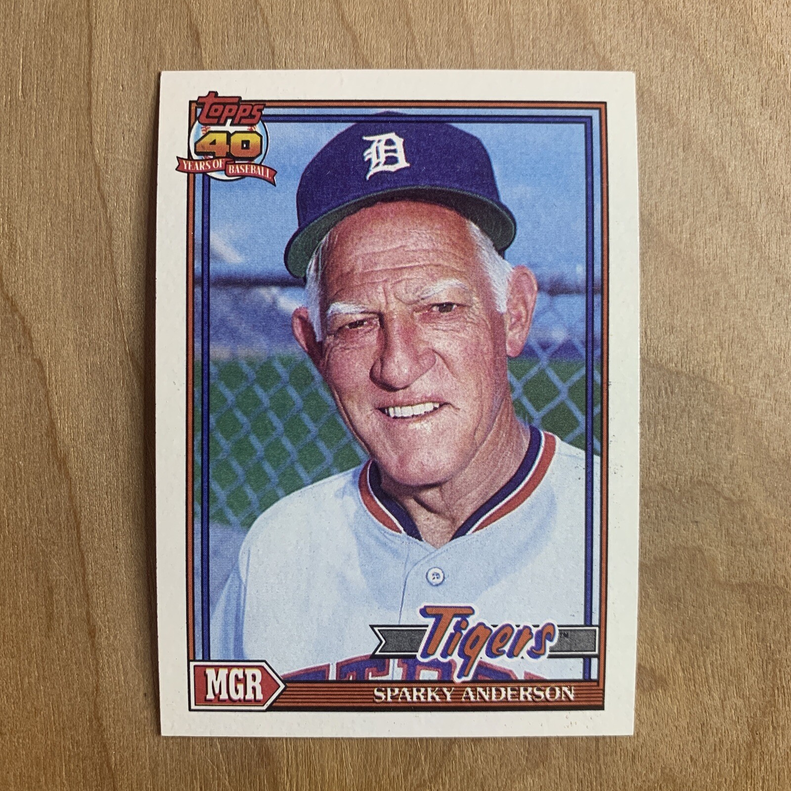 1991 Topps Sparky Anderson Baseball Card #519 Manager | eBay