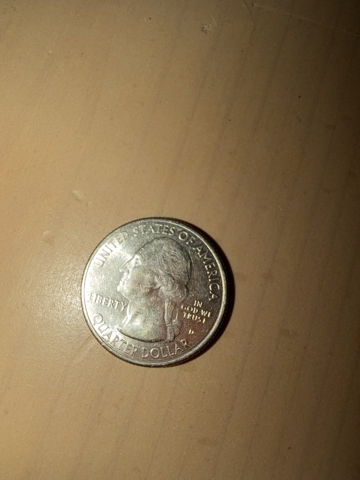 2018 Rhode Island Washington Rock Island Quarter With A Die Chip On ...