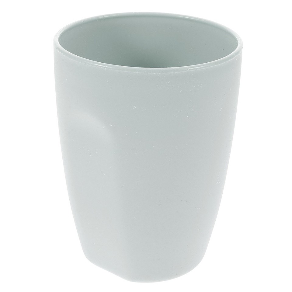 Bathroom Tumbler Simple Toothbrush Cup Round Plastic Toothbrush Cup ...