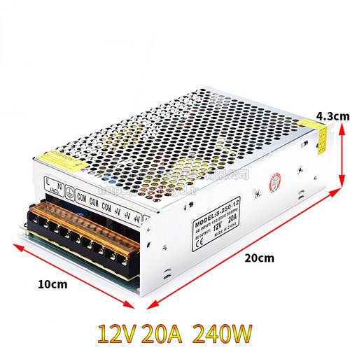 Switch Power Supply Transformer AC 110V To DC 12V 24V Adapter For Led ...