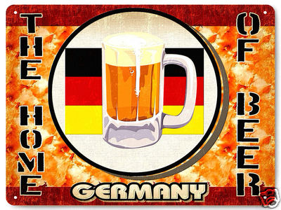 German beer METAL sign tavern bar pub / Mancave vintage style Wall ...