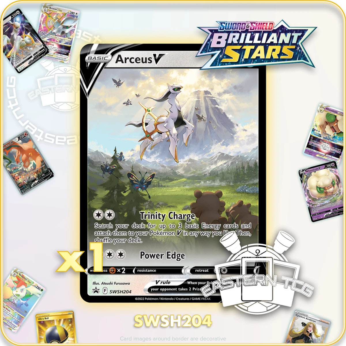 Arceus V Pokemon TCG Codes