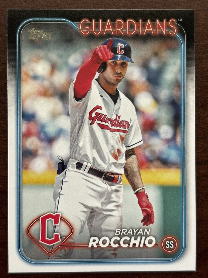 Brayan Rocchio Cleveland Guardians Topps 2024 Card 473 | eBay