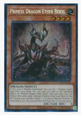 Primite Dragon Ether Beryl BLMM-EN130 1st Edition Secret Yugioh NM | eBay