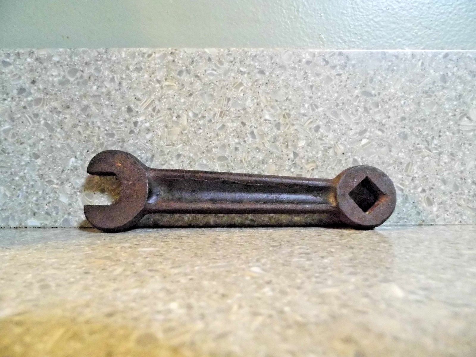Antique Combination Tractor/Wagon Wrench - Boxed & Open ended 9/16 ...