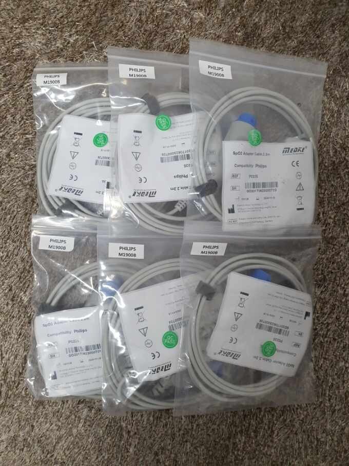 Philips Compatible SpO2 Adapter Cable DB9 9 Pin to 12 Pin 2M M1900B ...