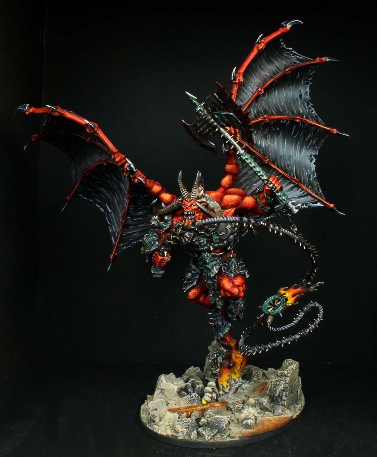 Daemons Of Khorne Bloodthirster World Eaters Warhammer 40k pro painted ...
