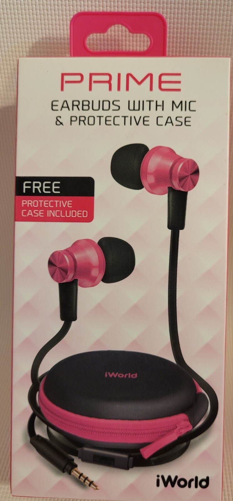 iWorld Earbuds W/ Inline Mic & Travel Case Black for sale online | eBay