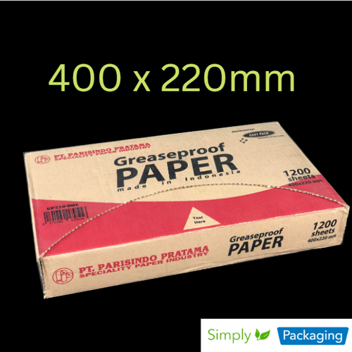 1200pcs Greaseproof Paper in Dispenser 1/3 cut Food Sandwich Wrapping ...