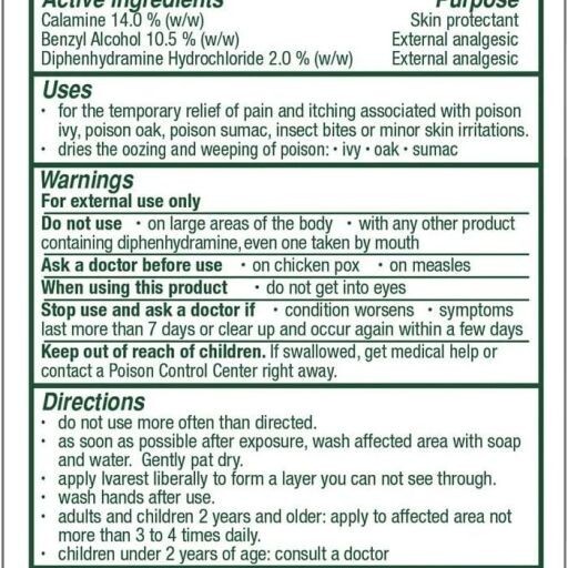 Ivarest Anti-Itch Cream, Poison Ivy Treatment, Poison Ivy Relief ...
