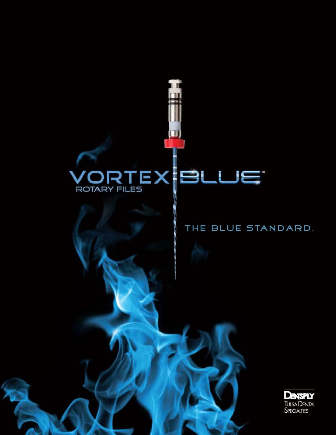 Dentsply Tulsa Dental Vortex Blue 21, 25, 30mm all Taper rotary files 6 ...