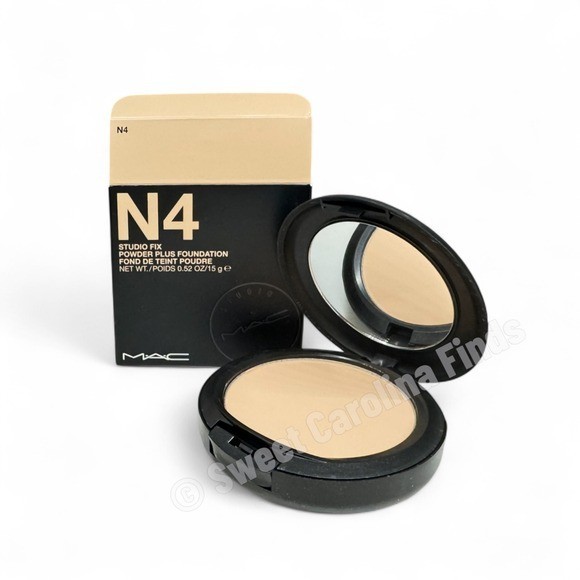 MAC Studio Fix Powder Plus Foundation ~ N4 ~ Full size ~ NEW | eBay