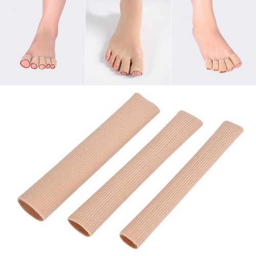 Silicone Tube Toe Gel Protector Corn Soft Cushion Pad Cap Relief Foot ...