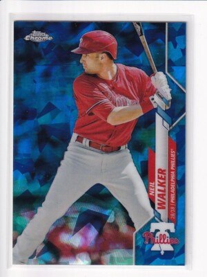 2020 Topps Chrome Sapphire Neil Walker Phillies #U-123 | eBay