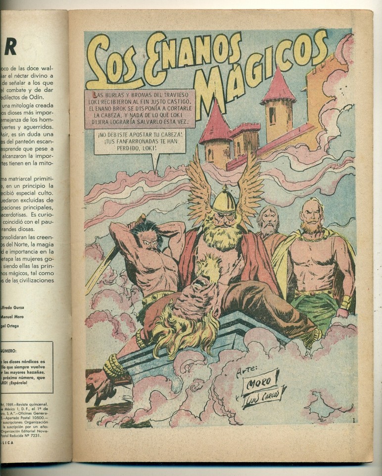 JOYAS de la MITOLOGIA #120 Los Enanos Mágicos, Novaro Comic 1969 | eBay