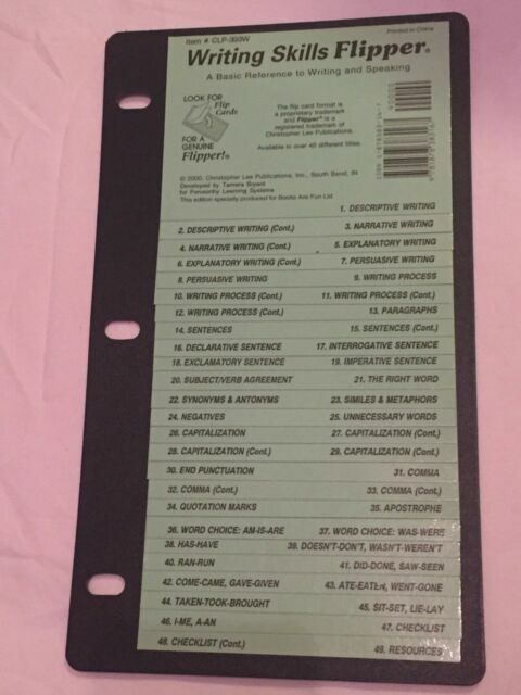 Writing Skills Flipper No. 2 (1992, Hardcover) for sale online | eBay