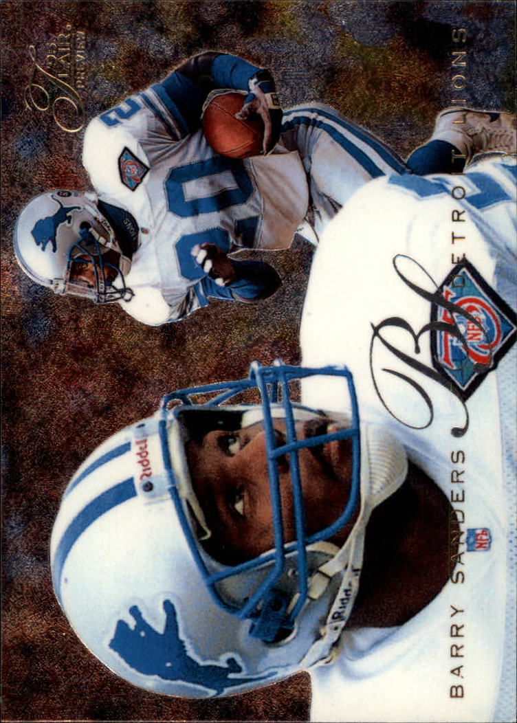 1995 Fleer Flair Preview #10 Barry Sanders Card | eBay