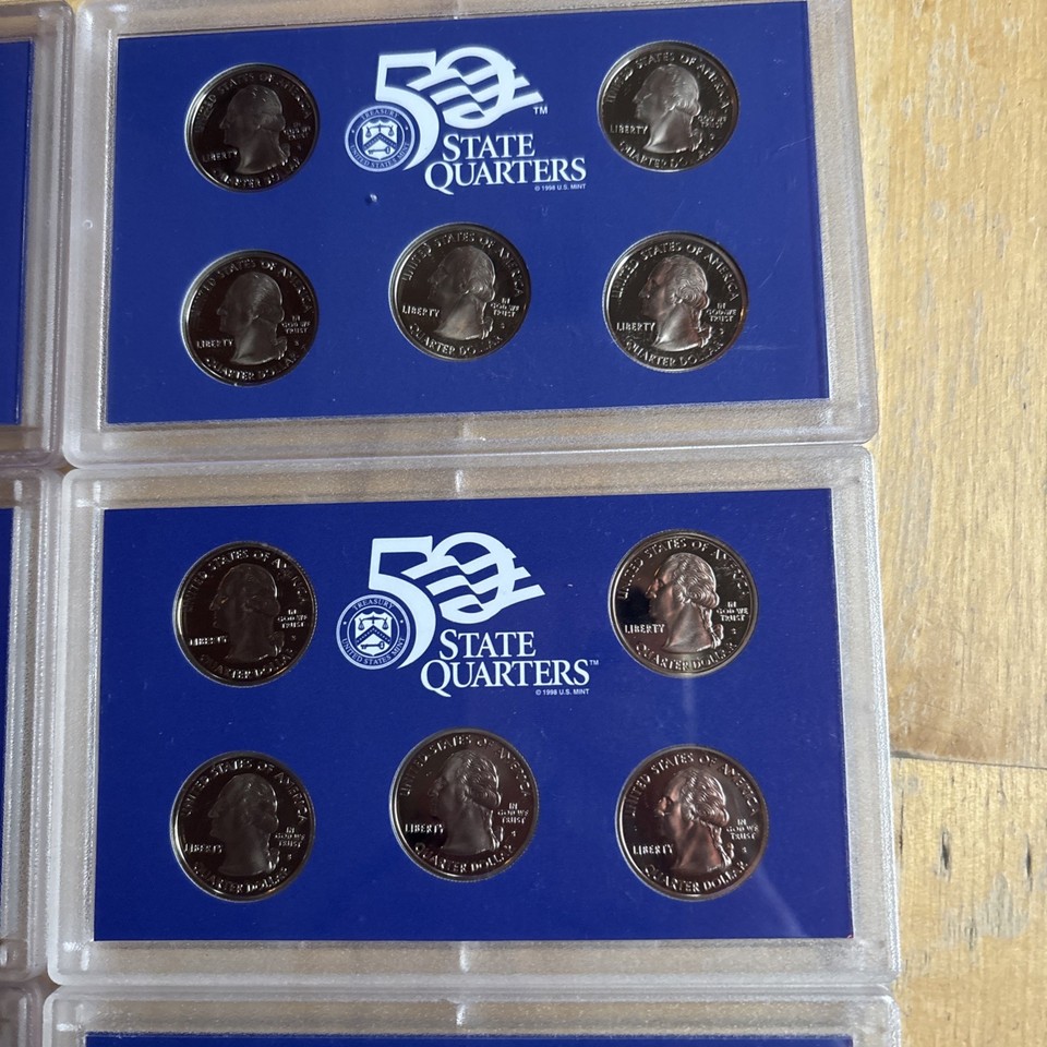 1999-2008 50 State Quarters Proof Sets Lot Of 10 Sets Clad | eBay