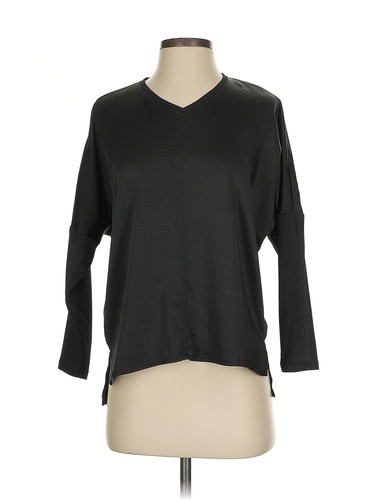 Peace of Cloth Women Black 3/4 Sleeve Top XS | eBay