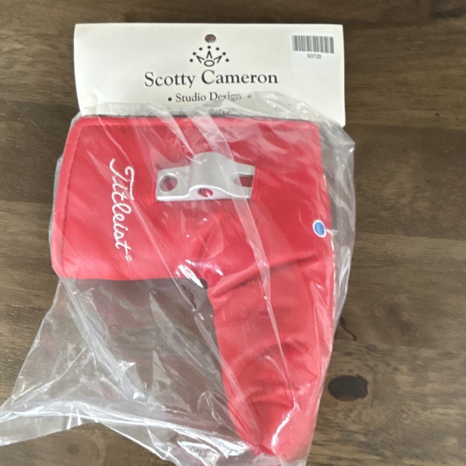Scotty Cameron Studio Stainless Red Putter Head Cover Golf Accessory | eBay